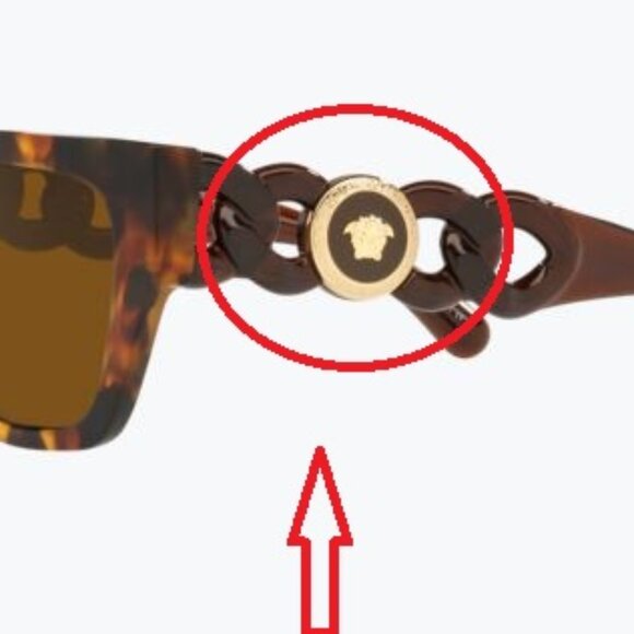 Versace | Accessories | Versace Ve 449 4408 Sunglasses Replacement ...